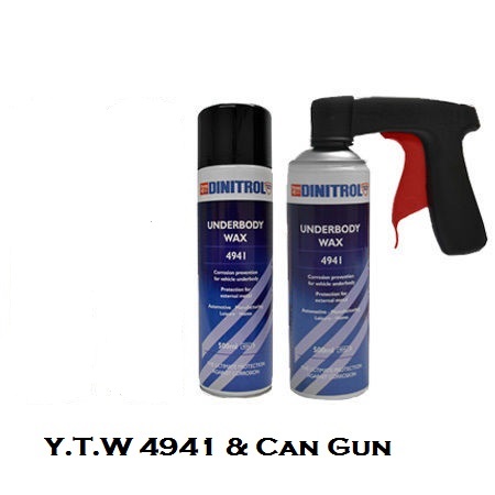 2 x DINITROL 4941 UNDERBODY CHASSIS RUST PROOFING WAX 500ml AEROSOL ...