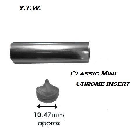 CLASSIC MINI PLASTIC CHROME WINDSCREEN INSERT PER METRE - YTW Windscreens