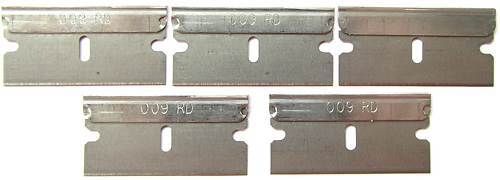 SINGLE EDGE SCRAPER REPLACEMENT BLADES X 6 **FREE POST *** - YTW ...