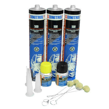 VW T4 - TWO WINDOW FITTING KIT (3 x BOND AND PRINERS) - YTW Windscreens